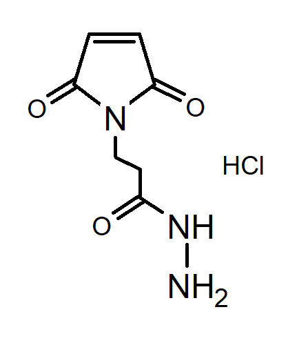 Maleimidopropionic acid hydrazide hydrochloride | MPH | C7H10ClN3O3 ...