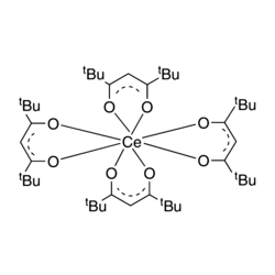 Tetrakis(2,2,6,6-tetramethyl- 3,5-heptanedionate)cerium | Ce(TMHD)4 ...