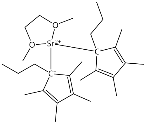Bis(n-propyltetramethylcyclopentadienyl)strontium 1,2-dimethoxyethane ...